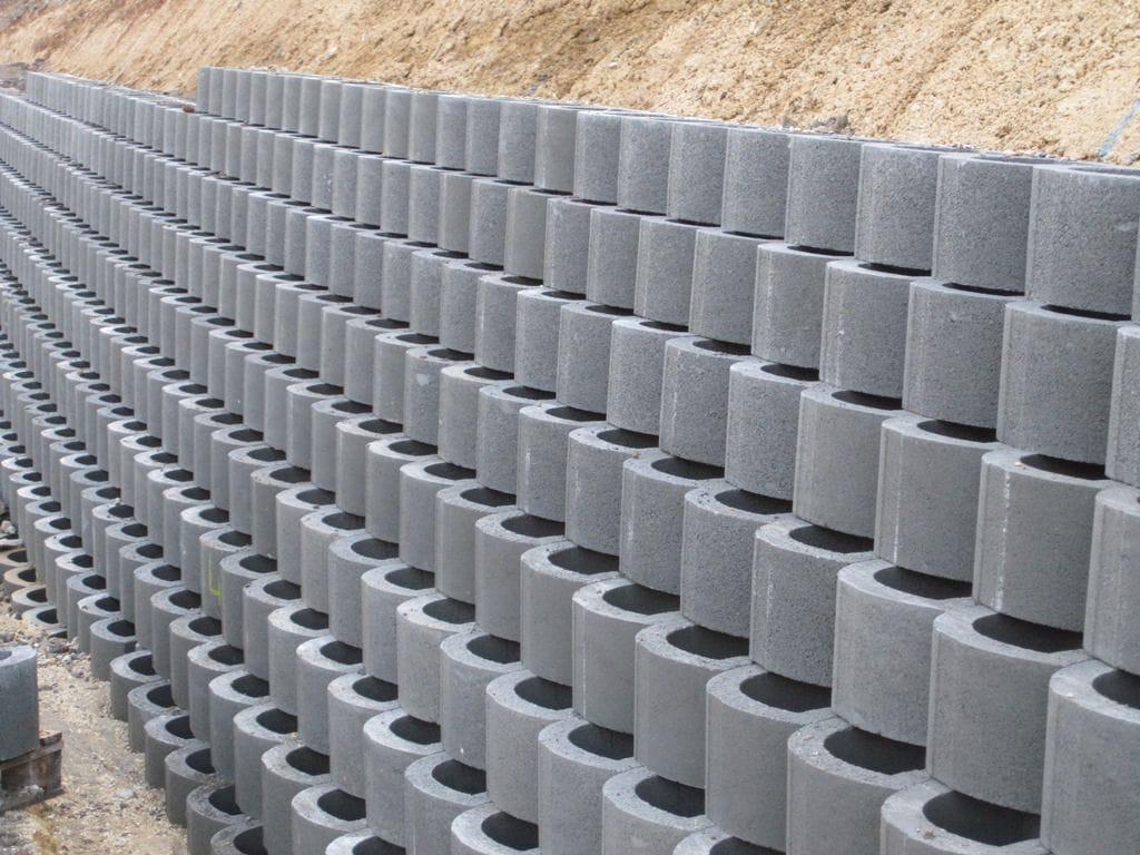 Terraforce Retaining Block L11 - Grey - Imperial Paving | Paving ...